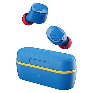 Skullcandy Jib True In-Ear Wireless Earbuds, 22 Hr Battery, Microphone, Works with iPhone Android and Bluetooth Devices - 92 Blue