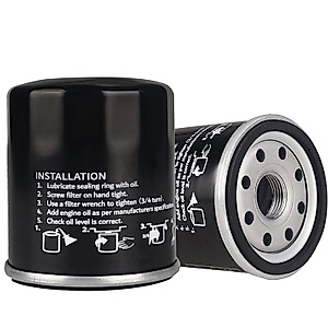 Arpisziv 539113466 Oil Filter Fit For Hus-qvarna Mower P-ZT54 P-ZT60 M-ZT52 MZ5225 M-ZT52 M-ZT61 PZT4822 PZT6126 Rep 109-3321(2 Pack)