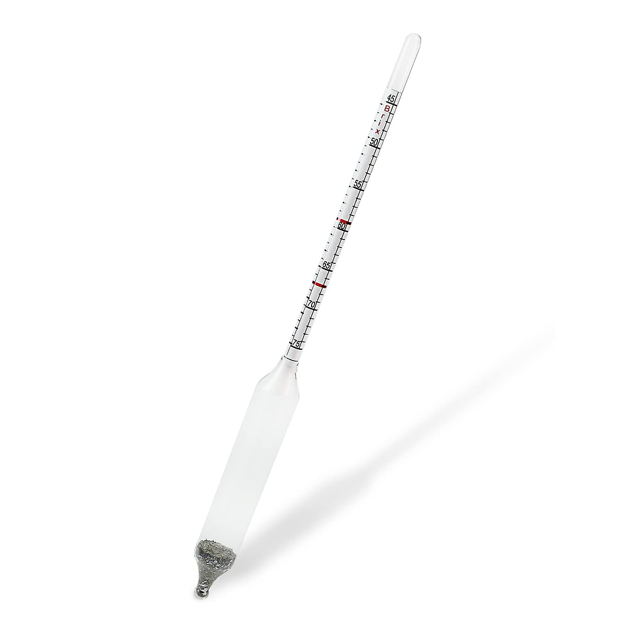 ULXIOM Maple Syrup Hydrometer, Baume and Brix Scale for Measure Sugar and Moisture Content (Density) of Boiled Sap