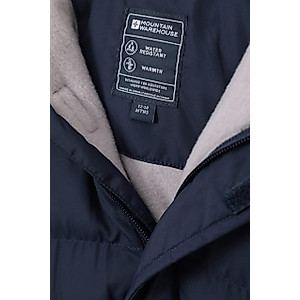 Mountain Warehouse Frosty Toddler Padded Suit - Fleece Lined Snowsuit Navy 12-18 Months