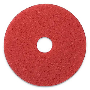 Americo Glit/Microtron 404420 Daily Cleaning and Buffing Pad, 20", Red (Pack of 5)