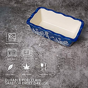 KINGSBULL HOME Bread Pan Loaf Pan Ceramic Bread Pans for Baking Porcelain Baking Pans Nonstick Meatloaf Pan