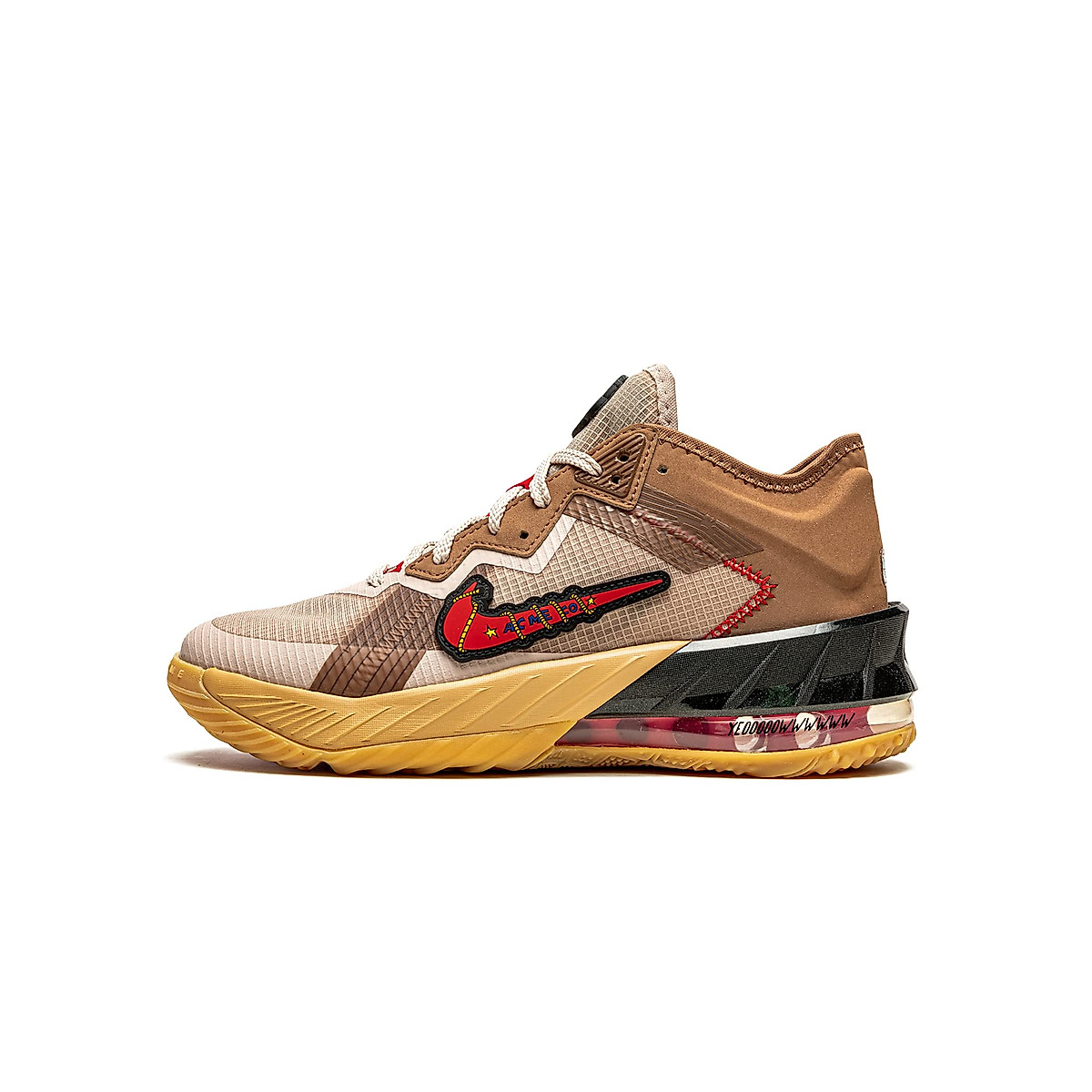 Nike Youth Lebron 18 Low GS DJ3760 401 Wile E. vs Roadrunner - Size 7Y