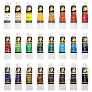 MyArtscape Acrylic Paint Set - 24 x 21ml Tubes - Lightfast - Heavy Body
