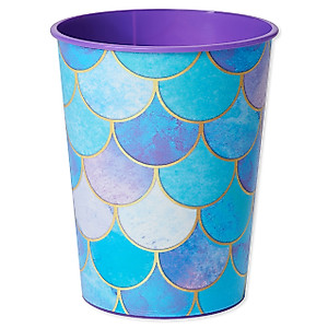American Greetings Mermaid Party Supplies, Reusable Party Cups (16 oz, 8-Count)