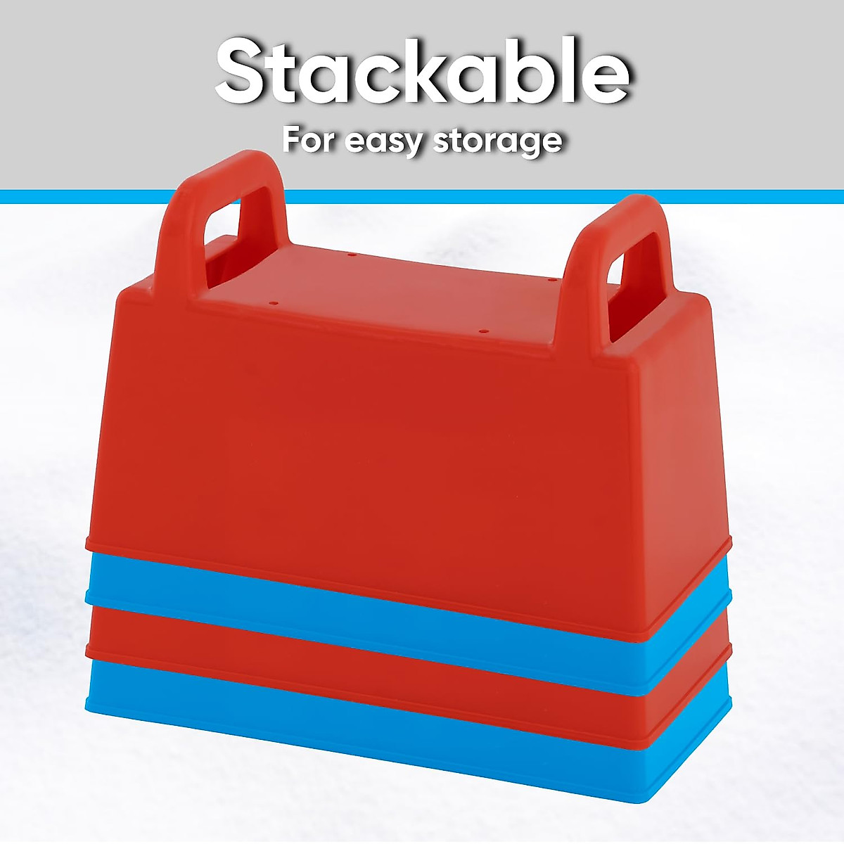 Superio Sand Castle Toys for Beach Snow Brick Maker Snow Sand Beach Toys for Kids and Adults Igloo Snow Block Form for Building Snow Forts or Sandbox Play Sand Toys Beach Essentials