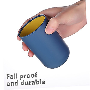 Cabilock 4 pcs Tumbler Holder Bathroom Teeth Tumblers Style Simple Drinking Funny Couples Reusable Cups Travel Rinsing Family Wash Toothpaste Accessories Adult Unbreakable Tooth