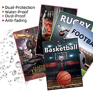 Mlikero 1000 Count Card Sleeves, Baseball Card Sleeves for Standard Cards, 10 Colors Trading Cards Sleeves Fit for MTG, Football Card, Sports Cards, Game Cards