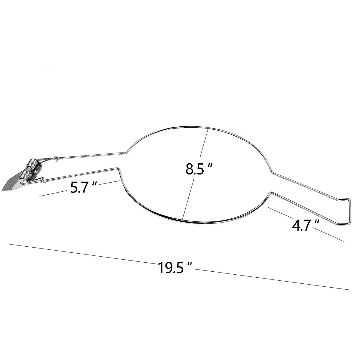 GEEDAR 2 Packs Cowboy Hat Rack for Trunk, Cowboy Hat Holder for Car, Saver Hat Clip for Western Hats Sliver