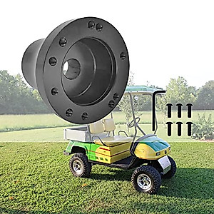 Golf Cart EZGO Steering Wheel Hub Spacer for Golf Cart Club Car EZGO TXT & RXV Golf Carts Models Golf Carts (Black)