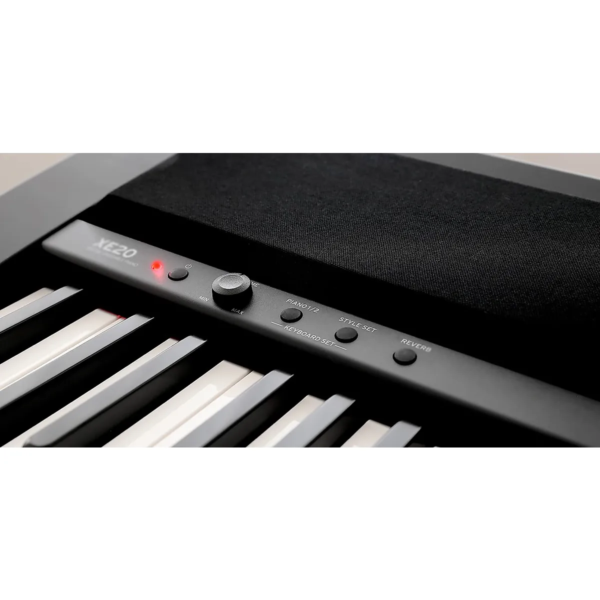Korg XE20 Digital Ensemble Piano Bundle with Adjustable Stand, Bench, Power Supply, Damper Pedal, Keyboard Cover, Instructional Book, Austin Bazaar Instructional DVD, and Polishing Cloth