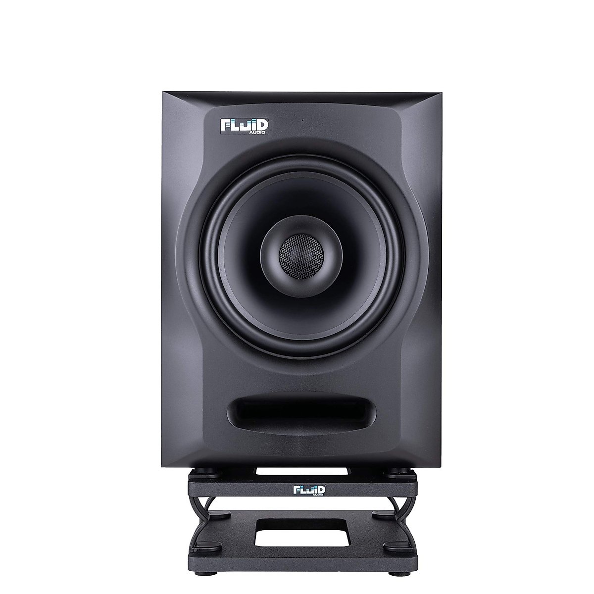Fluid Audio DS8: Decoupling Adjustable Monitor Stand for 6-8" Speaker Loaded Studio Monitors