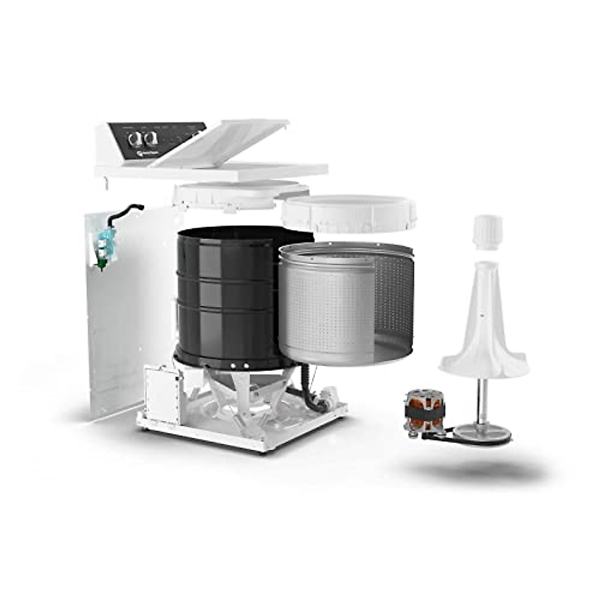 Speed Queen TR5003WN 26" Top Load Washer with 3.2 cu. ft. Capacity, 840 RPM Max Spin Speed, Knob Control, Stainless Steel Tub, in White