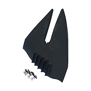 UAN Marine HD200 Whale Tail Hydrofoil Stabilizer For Boat Outboards 8 to 40 HP With Premium Black Plastic