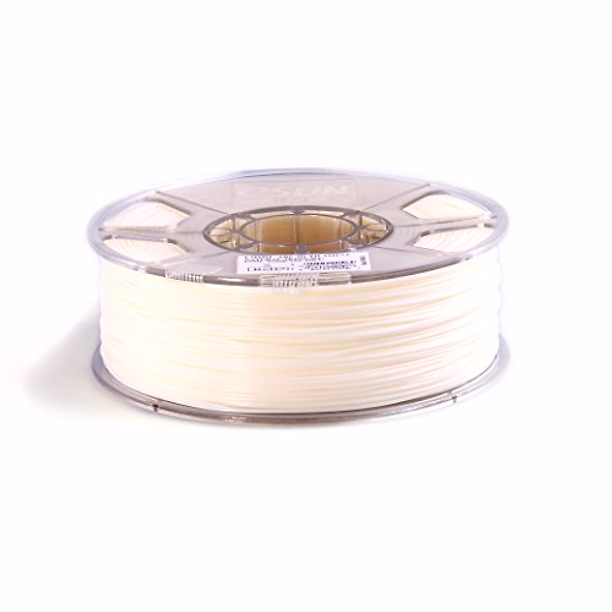 eSUN 1.75mm Natural ABS 3D Printer Filament 1kg Spool (2.2lbs), Natural