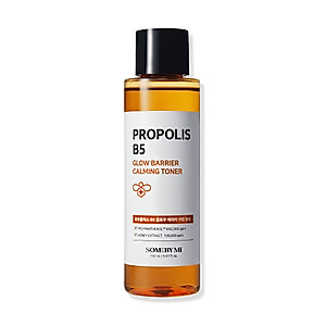 SOME BY MI Propolis B5 Glow Barrier Calming Toner - 5.07Oz, 150ml - Made from Propolis and Panthenol for Glass Skin - Skin Brightening and Calming Effect - Pore and Sebum Care - Korean Skin Care