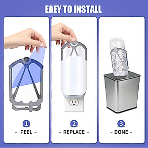 10 Pack Refill Cartridge Kit Compatible with Zevo M364 and Max, Replacement Refill for Zevo Plug-in Light M364 and Max, 100% Fit