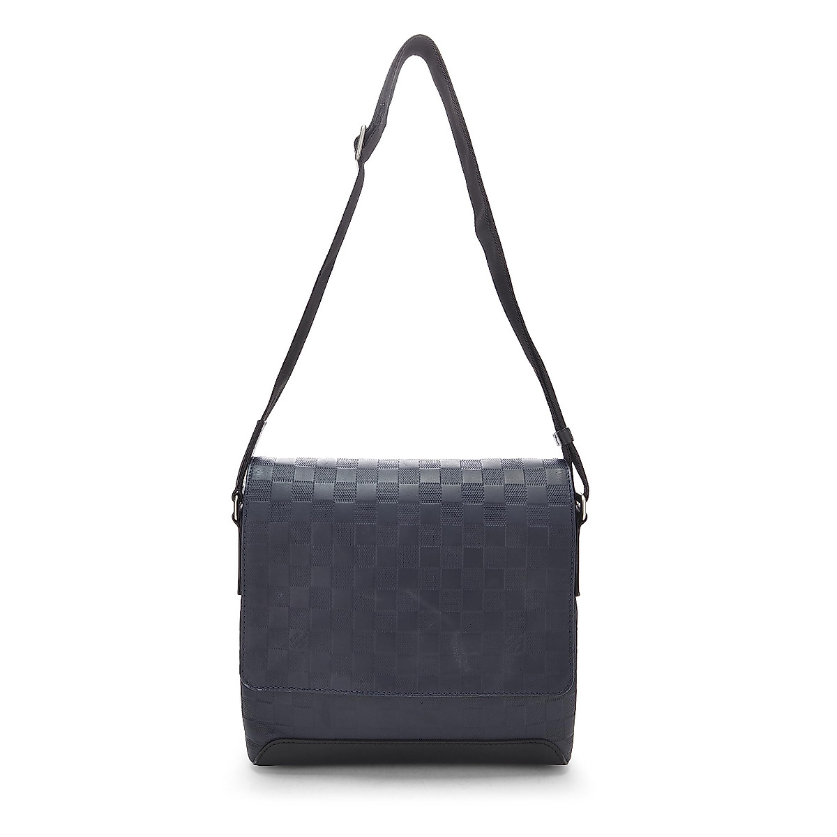 Louis Vuitton, Pre-Loved Navy Damier Infini District Messenger PM, Navy