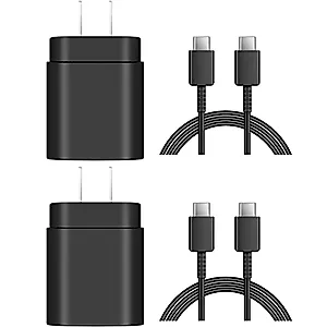 Samsung Fast Charger 25W Type C Charger Super Fast Wall Charger for Galaxy S23 S22 S21 S21+/S21 Ultra/S20/S20+/S20 Ultra/Note 20/Note 20 Ultra/Note 10/Note10+