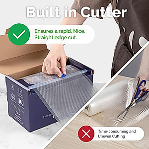 GERYON Vacuum Sealer Bags, 11" x 120' Rolls with Cutter Box, 4 Mill Vacuum Seal Bags for All Vacuum Sealer Machines, Perfect for Food Storage, Meal Prep, Sous Vide Cooking