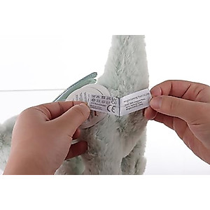 Apricot Lamb Toys Plush Green Plush Dragon Dinosaur Stuffed Animal Soft Cuddly Perfect for Child (Green Plush Dragon, 8 Inches)