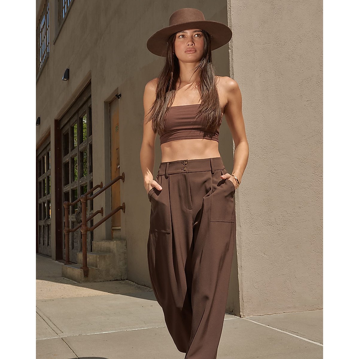 The Drop Women's Java High Waist Utility Pants by @Coveteur, 3X, Plus Size