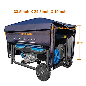 Schumaho Generator Cover While Running, Rain Shelter Tent for Most Portable Generators 3500-12000W