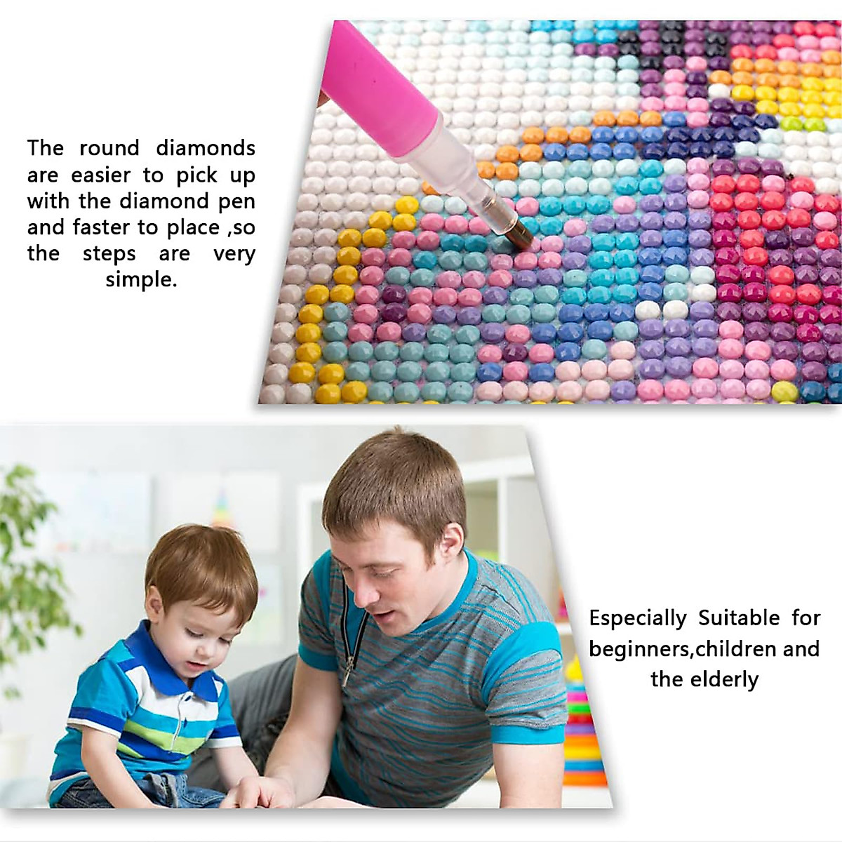 DCIDBEI Diamond Painting Kits 4 Pack 12x16inch Sexy Diamond Painting Angel Diamond Art Women Sexy Rose Diamond Painting for Adults Women Fairy Diamond Painting Art Sexey Woman Trippy Diamond Painting