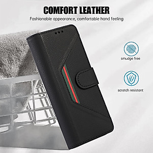 Phone Flip Case Kickstand Case for Samsung Galaxy Z Fold 4 5G Case,Premium PU Leather Wallet Case with Card Holder,Magnetic Closure Shockproof Case Full Body Protection Phone Cover Case phone protecti