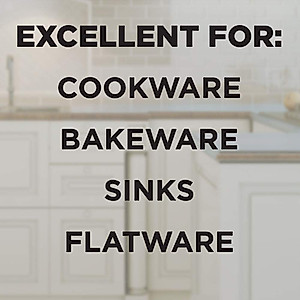 Weiman Stainless Steel Sink and Pots & Pans Cleaner and Polish