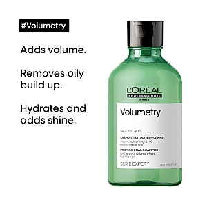 L'Oreal Professionnel Volumetry Volumizing Shampoo - Removes Build Up & and Cleanses Scalp, Provides Lift For Fine & Thin Hair Types, With Salicylic Acid