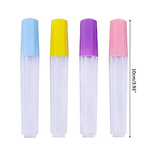 4pcs Clear Embroidery Felting Sewing Container Pin Needle Storage Tubes Bottle Holder Knitting Needle For Case Box