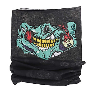 8PCS Skull Bandana Cycling Dust Protect Mask Autumn Winter Headband Scarf Neck Face Mask Headwear Outdoor Cycling Mask Accessories