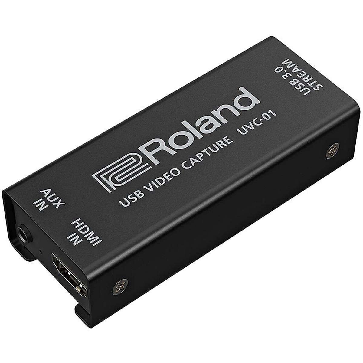 Roland UVC-01 USB Video Capture | Plug-and-Play for Flawless Recordings & Livestreams | HDMI to USB 3.0 Video Encoder | Uncompressed 1080p HD at 60 FPS | Webcam Operation for Mac & Windows