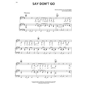 Taylor Swift - 1989 (Taylor's Version): Piano/Vocal/Guitar Songbook