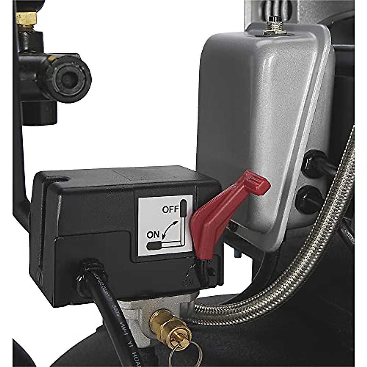 NorthStar Portable Electric Air Compressor - 2 HP, 20-Gallon Vertical Tank, Super-Quiet Operation, Oil-Free Pump, 5.4 CFM @ 90 PSI