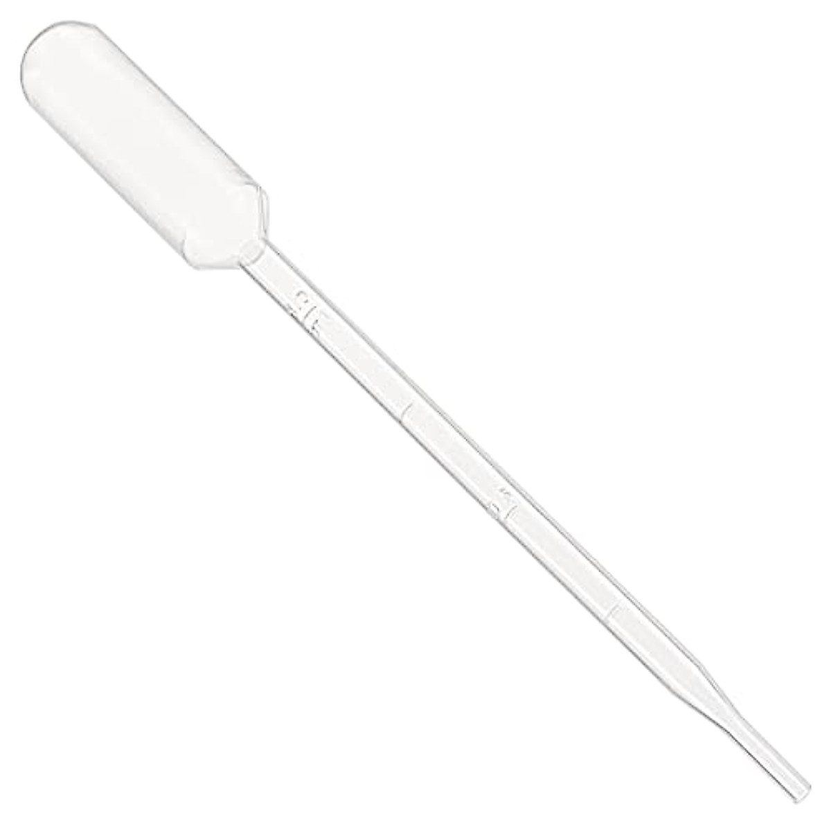 Globe Scientific 137038-100 LDPE Graduated Transfer Pipet, Large Bulb, Sterile, Individually Wrapped, Cellophane Pack, 145mm Length, 5.0mL Capacity (Pack of 100)