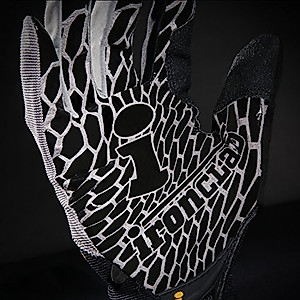 Ironclad BGW-04-L Gripworx Series Gloves, Black, Large