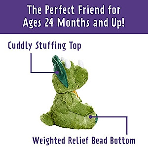 Warm Pals Microwavable Lavender Scented Plush Toy Weighted Stuffed Animal - Dino Dinosaur