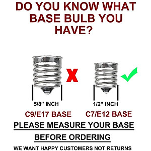 Pallerina Flicker Flame Light Bulbs, Flicker Flame Shaped Light Bulbs, Flickering Orange Glow Replacement Bulbs E12 Flame Candelabra Light Bulbs, 12 Pack, 1 Watt