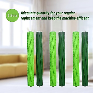 Zmerob S9 Replacement Brushes Parts for iRobot Roomba S9 (9150) S9+ S9 Plus (9550) S Series Wi-Fi Connected Robot Vacuum Cleaner, 3 Set Multi-Surface Rubber Roller Brushes