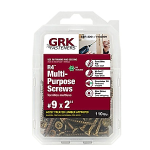 GRK Fasteners 103099 R4#9 x 2 Screws 110CT
