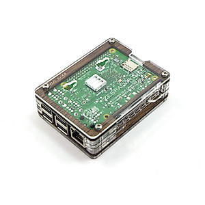 C4Labs Zebra Virtue Fan Case for Raspberry Pi 4B, 3, 2 and B+ (Wood Ice)