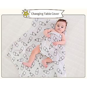 AIVIAI Muslin Baby Swaddle Blankets Baby Long Ripple Wrap Toddler Blankets