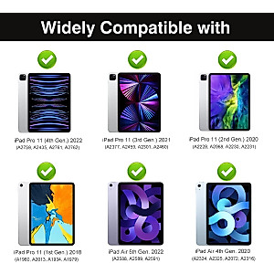 Case for iPad Pro 11 Inch 4th/3rd/2nd/1st Gen 2022/2021/2020/2018 and iPad Air 5th / 4th Generation 10.9 2022/2020，Standing Cover Case with Auto Sleep/Wake，Camouflage American Flag Camo