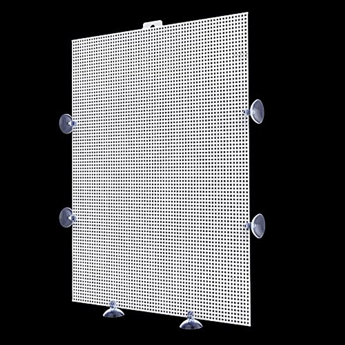 2 Pack Fish Tank Divider, Plastic Grid Cuttable Grid Plate Fish Separator with 12 Suction Cups DIY Designed Clear Easy to Bent 10 * 13in