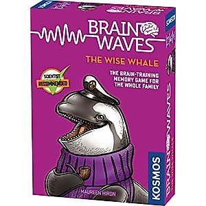 Brainwaves: The Wise Whale - A Kosmos Game from Thames & Kosmos | Fun, Scientist Approved, Family-Friendly Games to Sharpen Your Mind & Train Your Brain, for Ages 8+