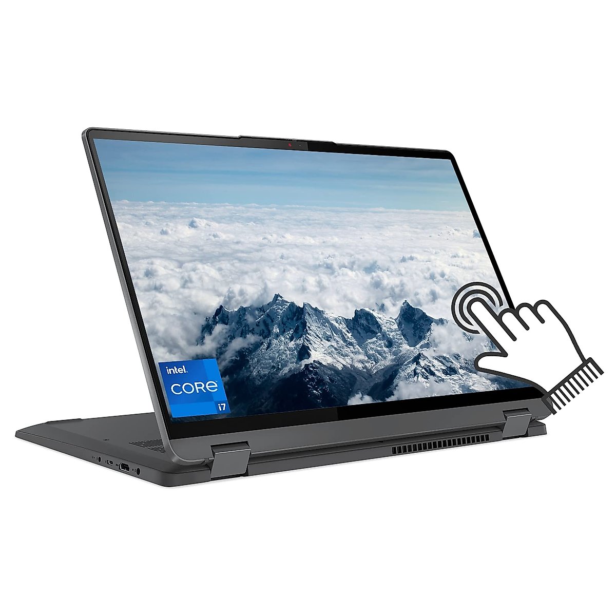 Lenovo Newest IdaePad Flex 5 16" 2-in-1 Laptop, 2.5K Touchscreen, Intel Core i7-1255U(> i7-1165G7), 16GB RAM, 1TB NVMe SSD, Backlit Keyboard, Fingerprint, WIFi6, Thunderbolt 4, Win 11,CUE Accessories