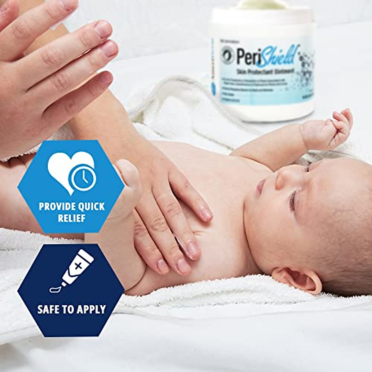 MED PRIDE Skin Protectant 16 oz Diaper Rash Ointment Zinc-Oxide Diaper Rash Cream For Babies With Vitamin A, D & E- Paraben-Free Healing Baby Butt Cream For Rash Treatment & Prevention