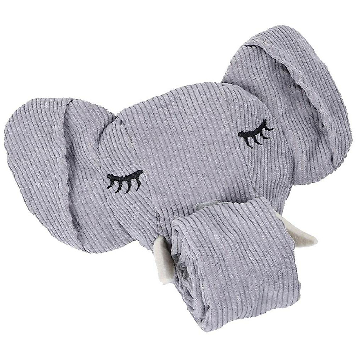 GRABLOOM Dog Plush Toy Snuffle Mat Stuffed Treat Dispensing Elephant Interactive Chew Toys Relieving Stress Improving for Health Dog Plush Toys for Large Dogs Aggressive Chewers